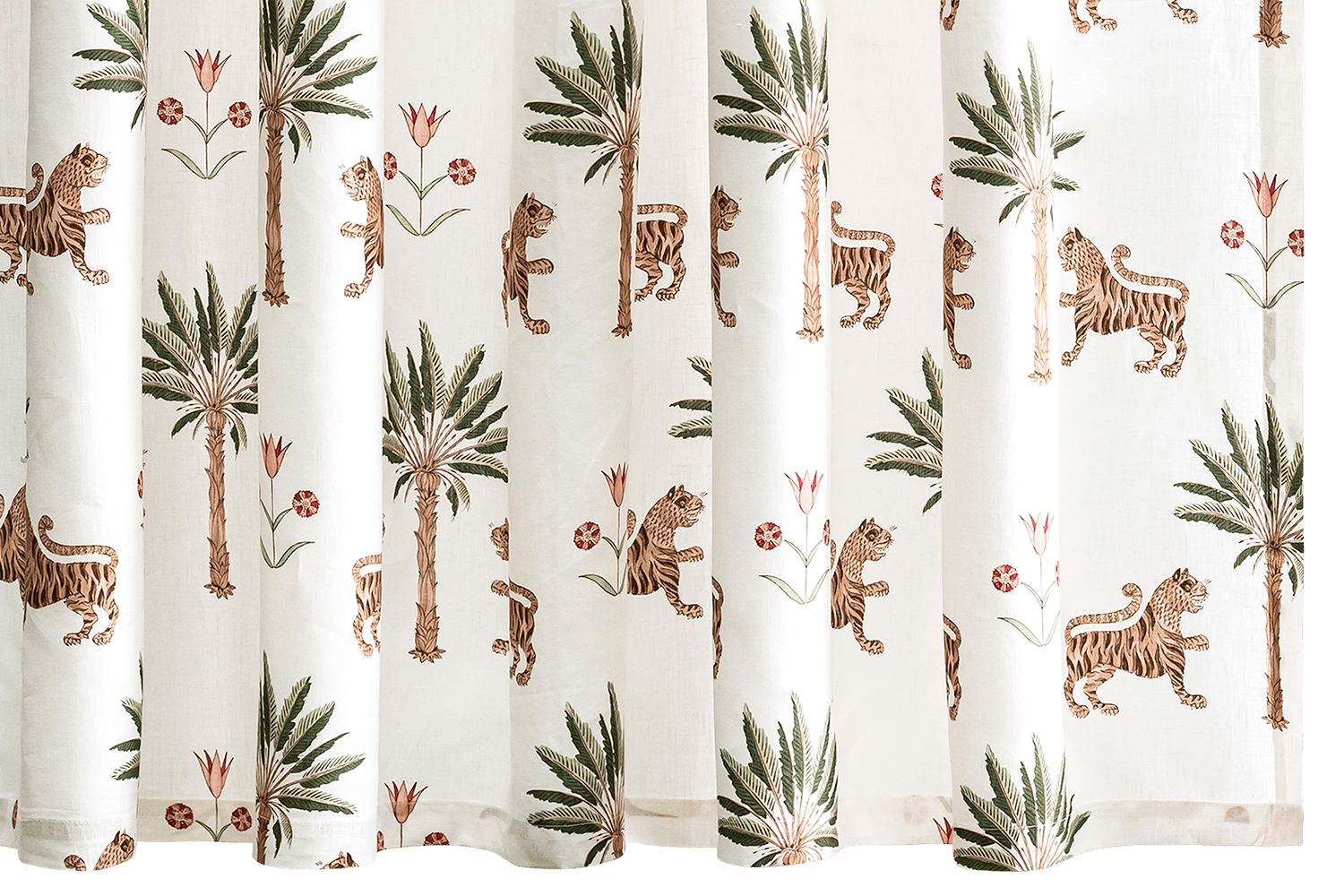 Tiger Palm Shower Curtain | Matouk Luxury Linens