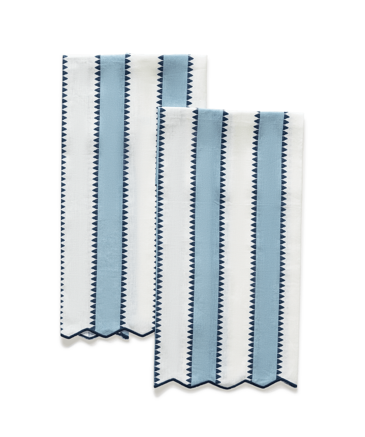 Apollo Stripe Guest Towels - set of 2 | Matouk Luxury Linens