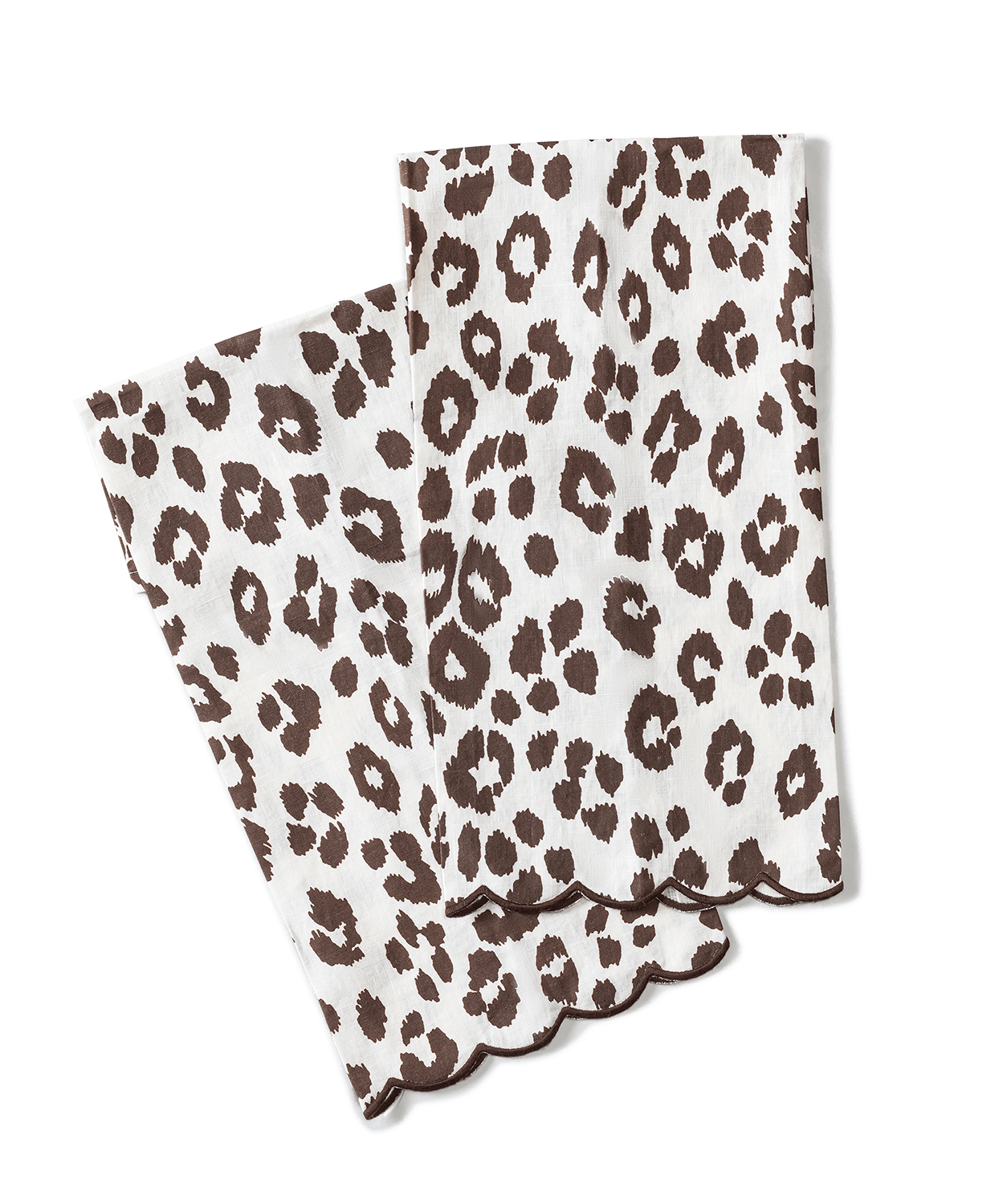 Iconic Leopard Guest Towels - set of 2 | Matouk Luxury Linens