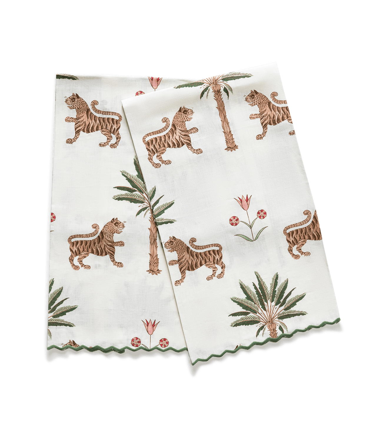 Tiger Palm Guest Towels - set of 2 | Matouk Luxury Linens