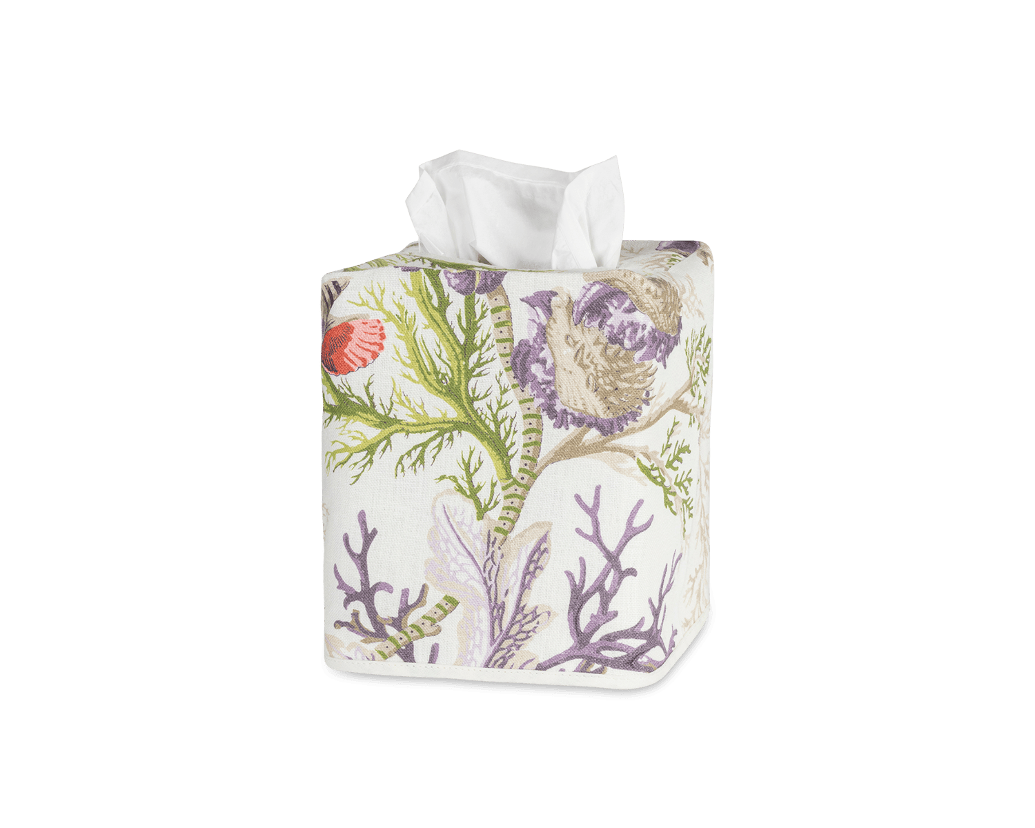 Del Tesoro Linen Tissue Box Cover | Matouk Luxury Linens